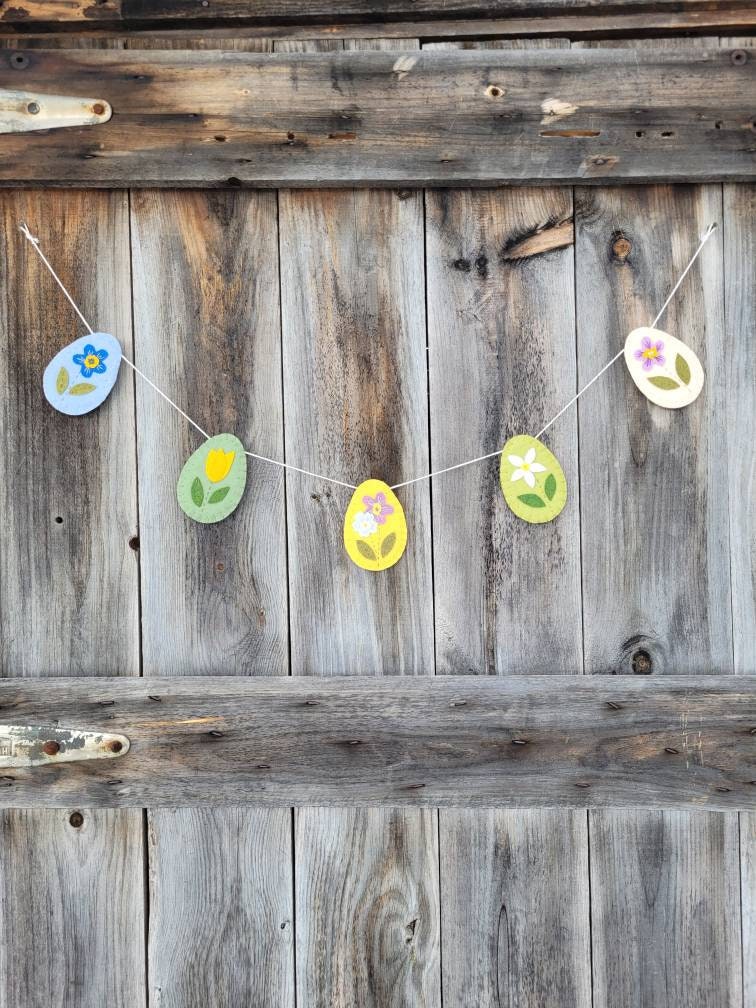 Easter Felt Eggs Banners,egg Banners ,easter Banners - Etsy