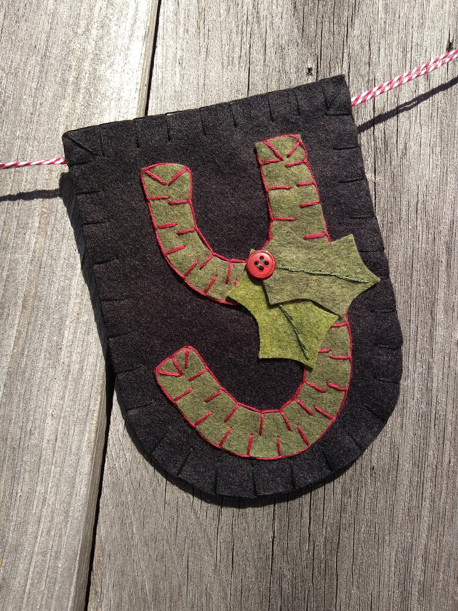 Christmas Joy Banners ,wool Blend Felt Banners ,buntings, Prim Felt ...