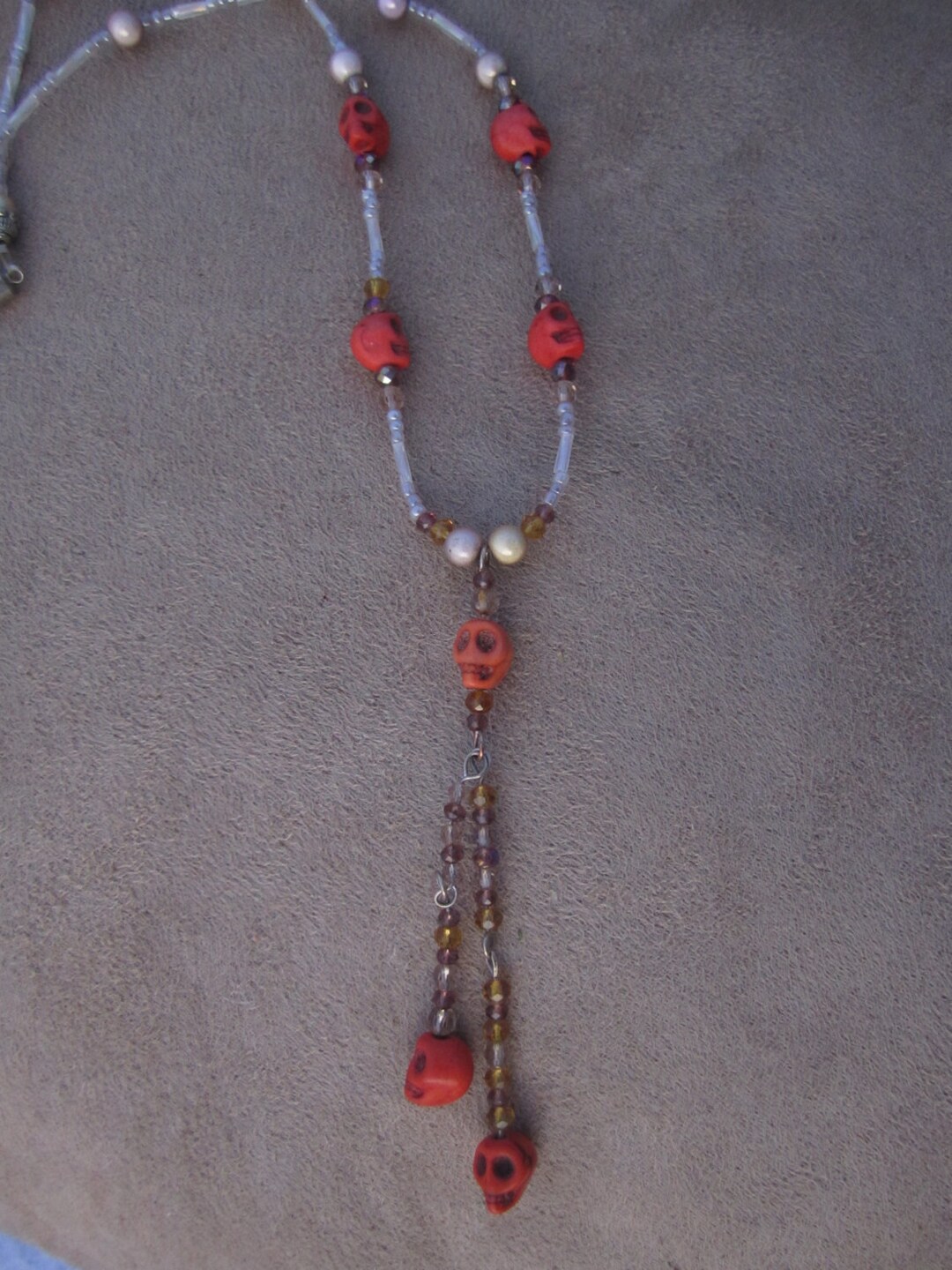 SKULL-A-RY Skulls With a Bling Orange sherbert - Etsy