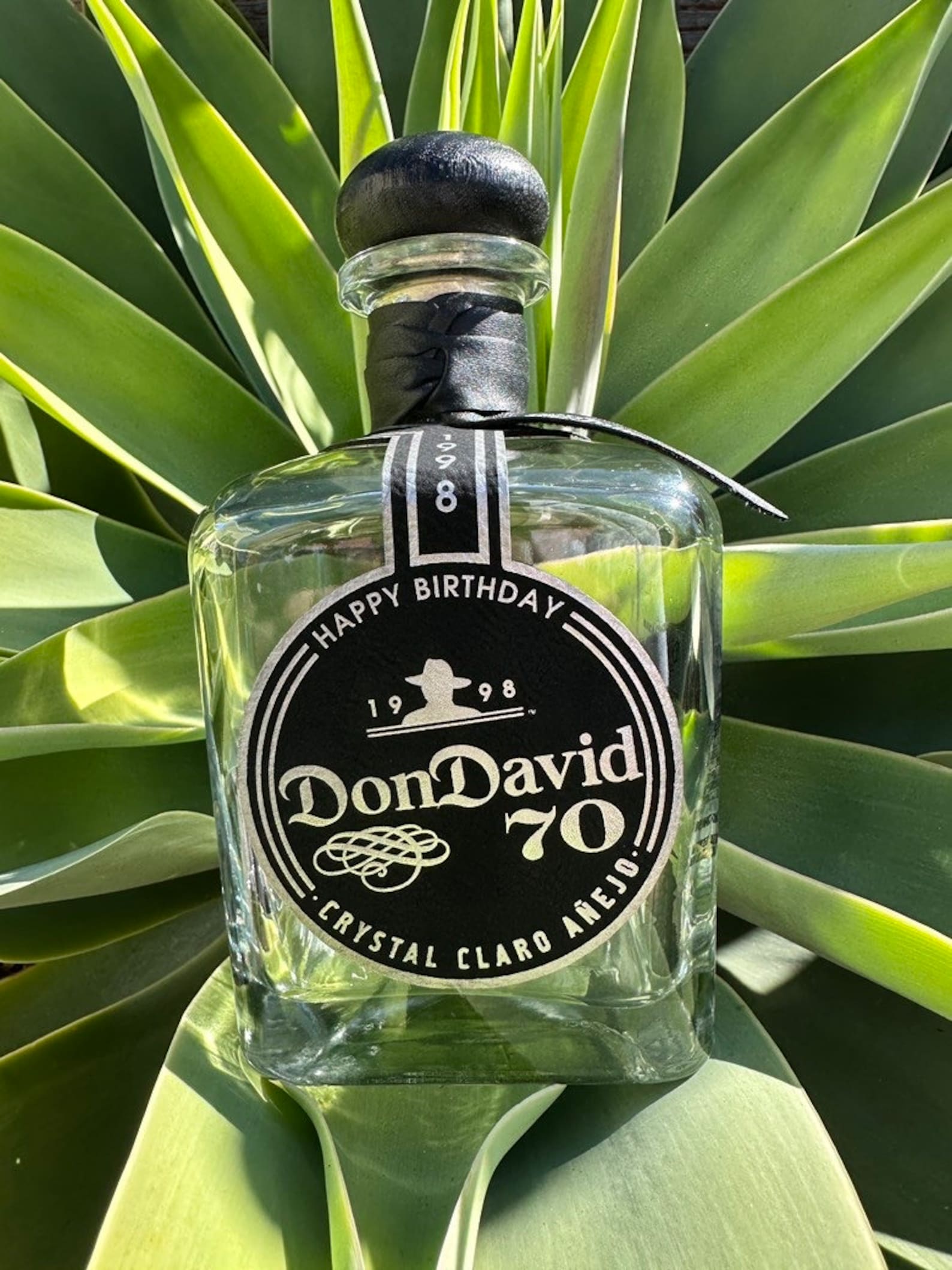 Don Julio 70 Custom Engraved Leather Label Overlay - Etsy