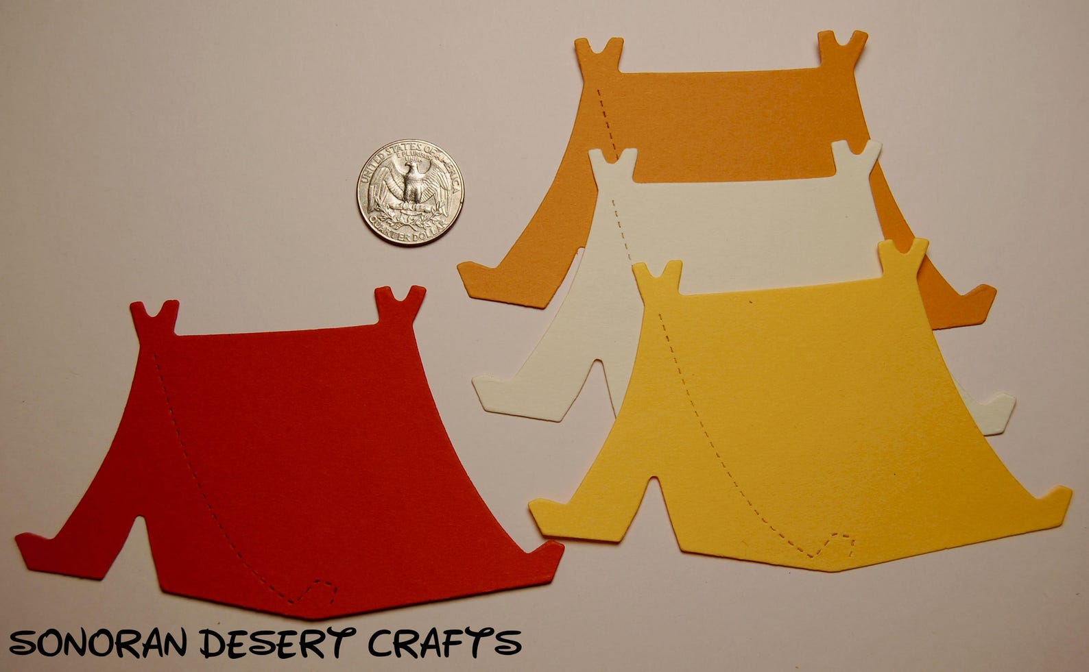 Set of 16 Camping Tent Die Cuts, Die Cut Tents, Tent Die Cuts, Tents ...