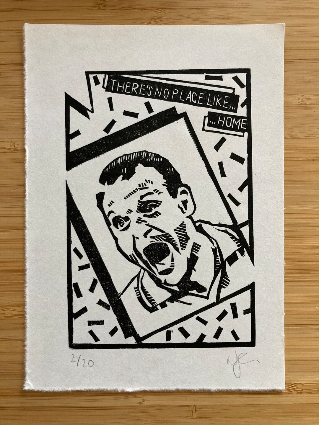 Toto Limited Edition, Hand Printed Linocut - Etsy