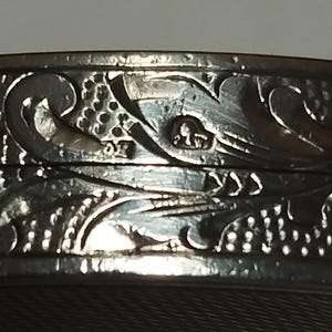 Small Silver Box Art Nouveau Engraving Beautiful Vintage - Etsy