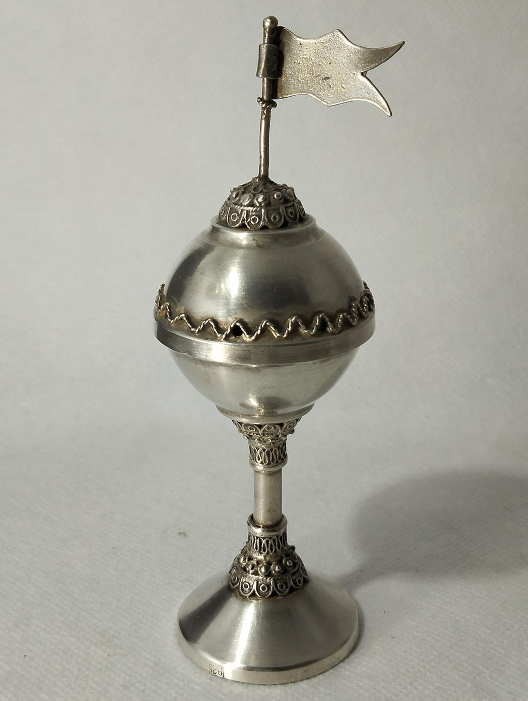 Silver 925 Judaica Besamim Havdalah Spice Box Tower - Etsy