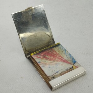 Rare Silver Matchbox Matchsticks Hinged Box Case Holder - Etsy