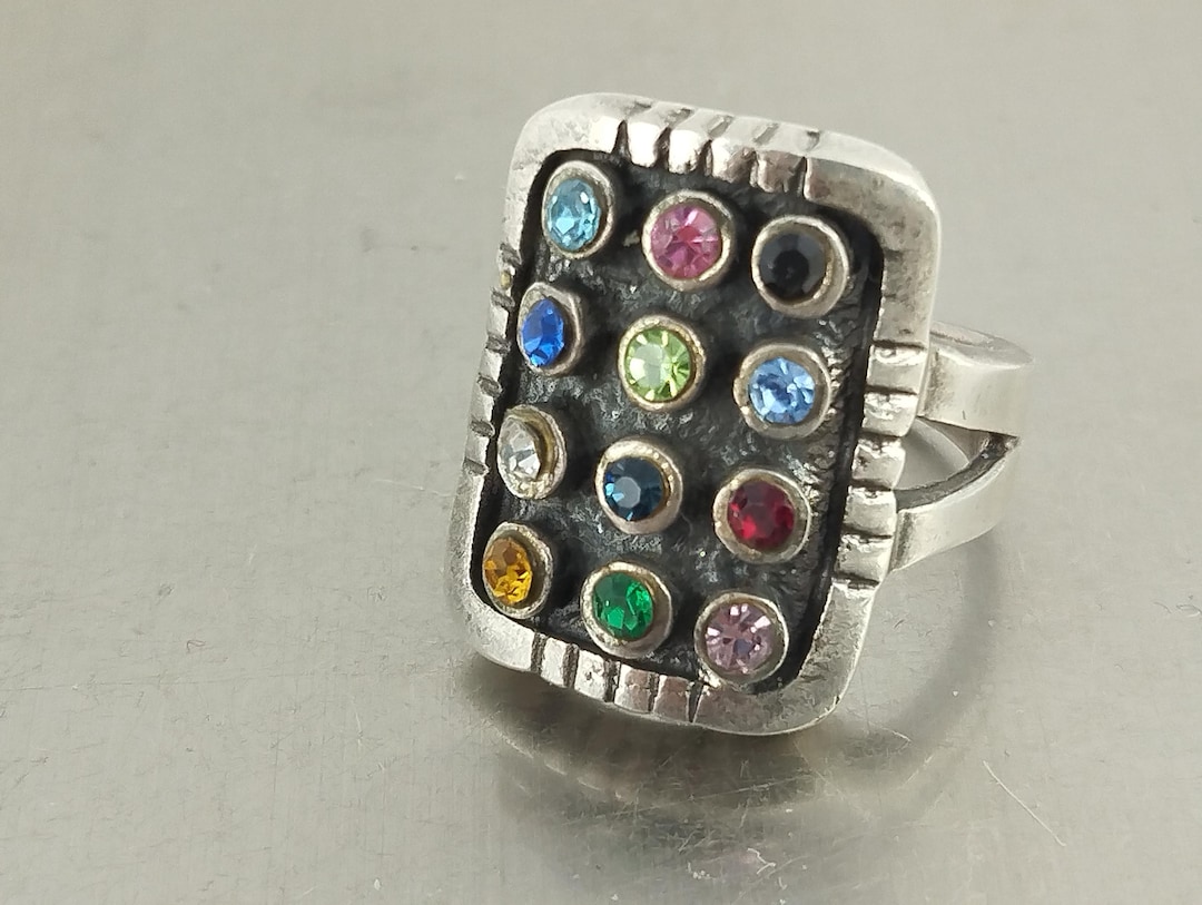 Judaica 12 Ancient Tribes of Ancient Israel Hoshen Silver Ring - Etsy