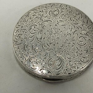 Small Silver Box Art Nouveau Engraving Beautiful Vintage - Etsy