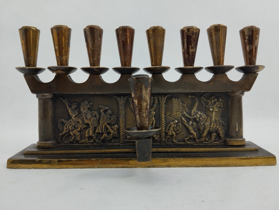 Rare Vintage Quality Pal Bell Independence Judaica Hanukkah Menorah - Etsy