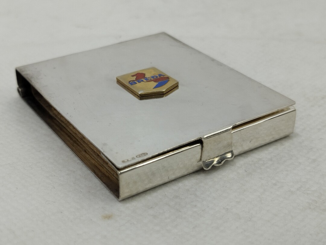 Rare Silver Matchbox Matchsticks Hinged Box Case Holder - Etsy