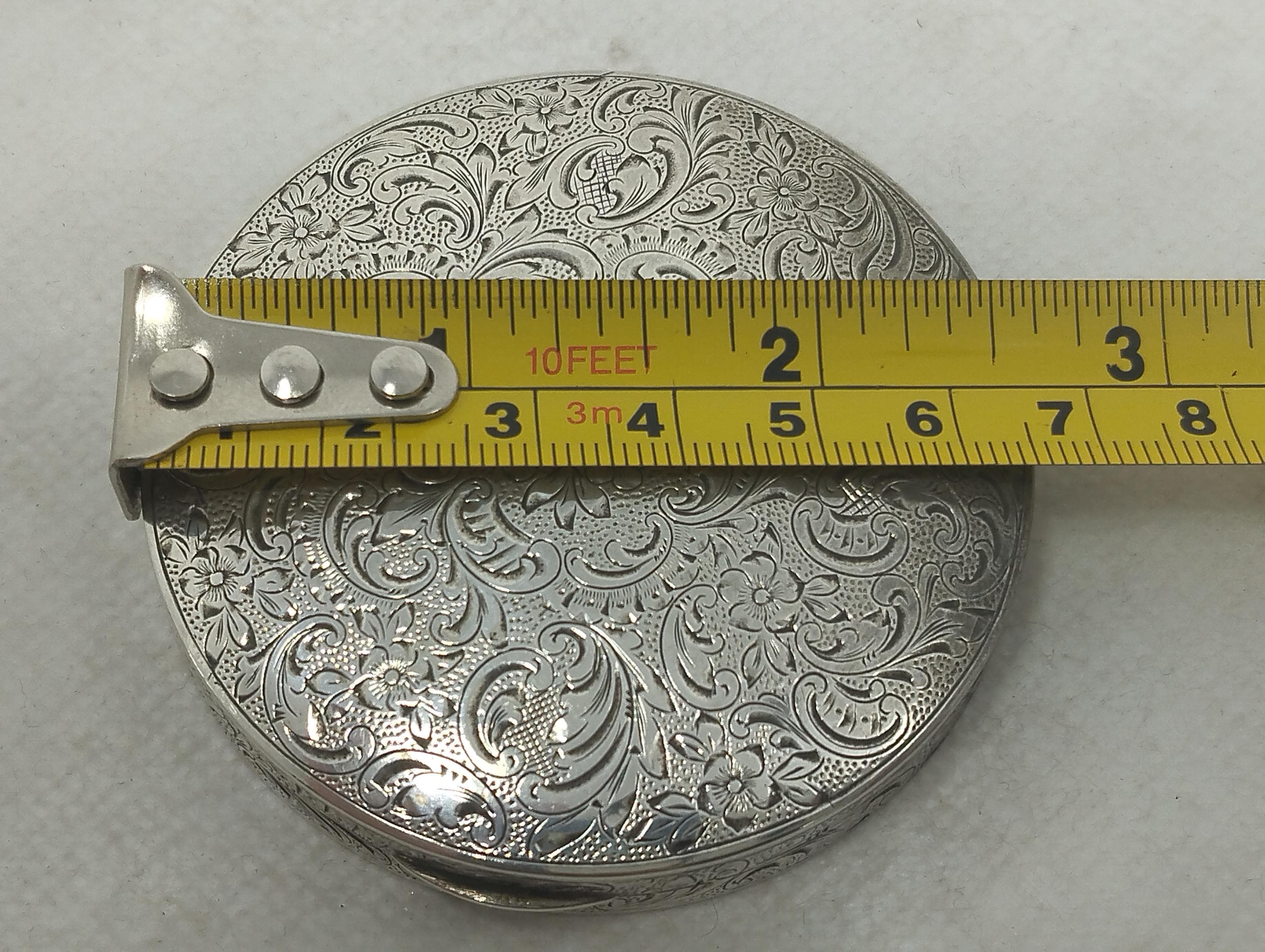 Small Silver Box Art Nouveau Engraving Beautiful Vintage - Etsy