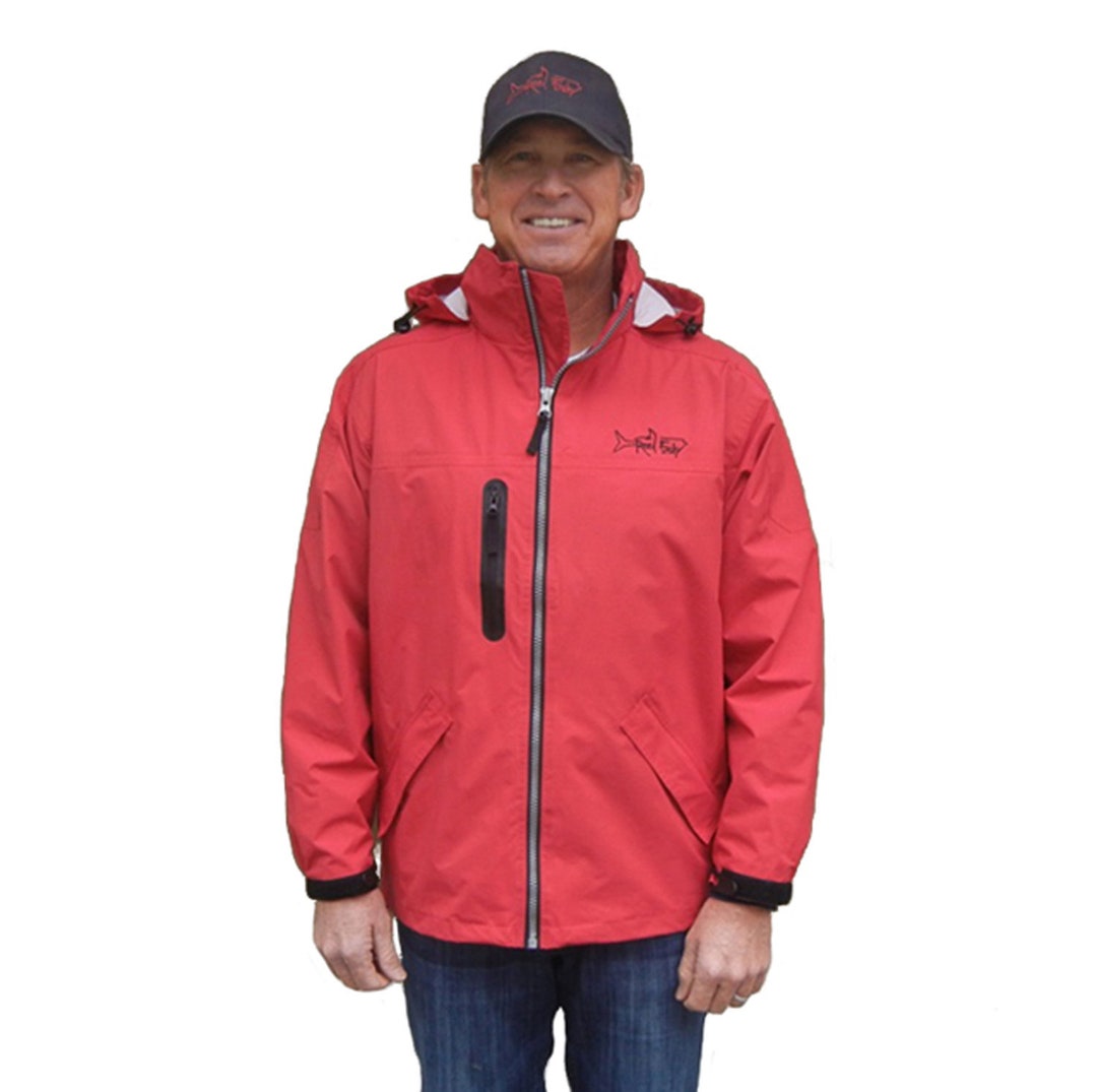 Rain Jacket With Hood, Full Zip Waterproof Jacket, Wind & Water ...