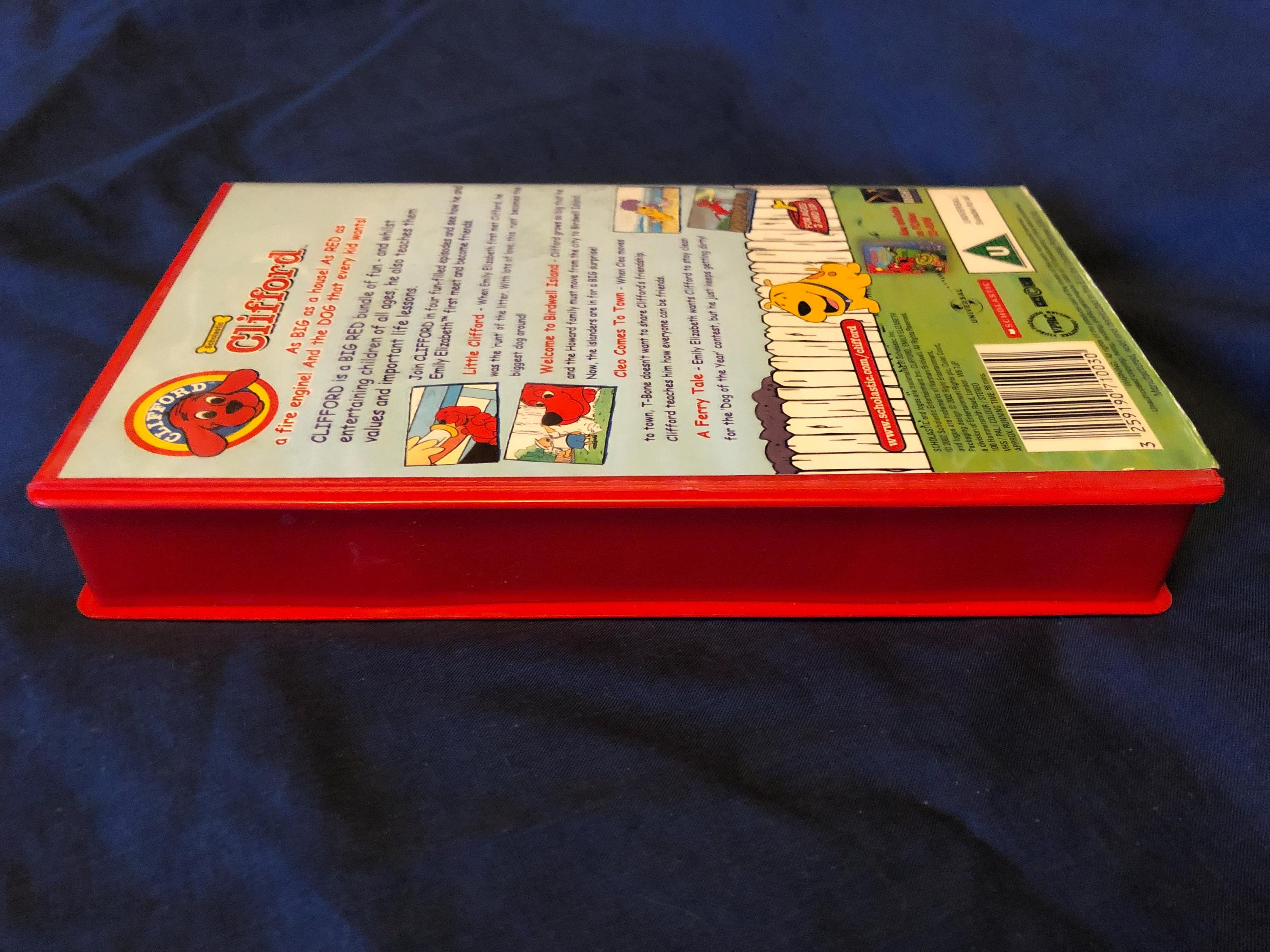 Clifford the Big Red Dog Pal VHS Video Tape Rare 2002 RED CASE Vintage ...