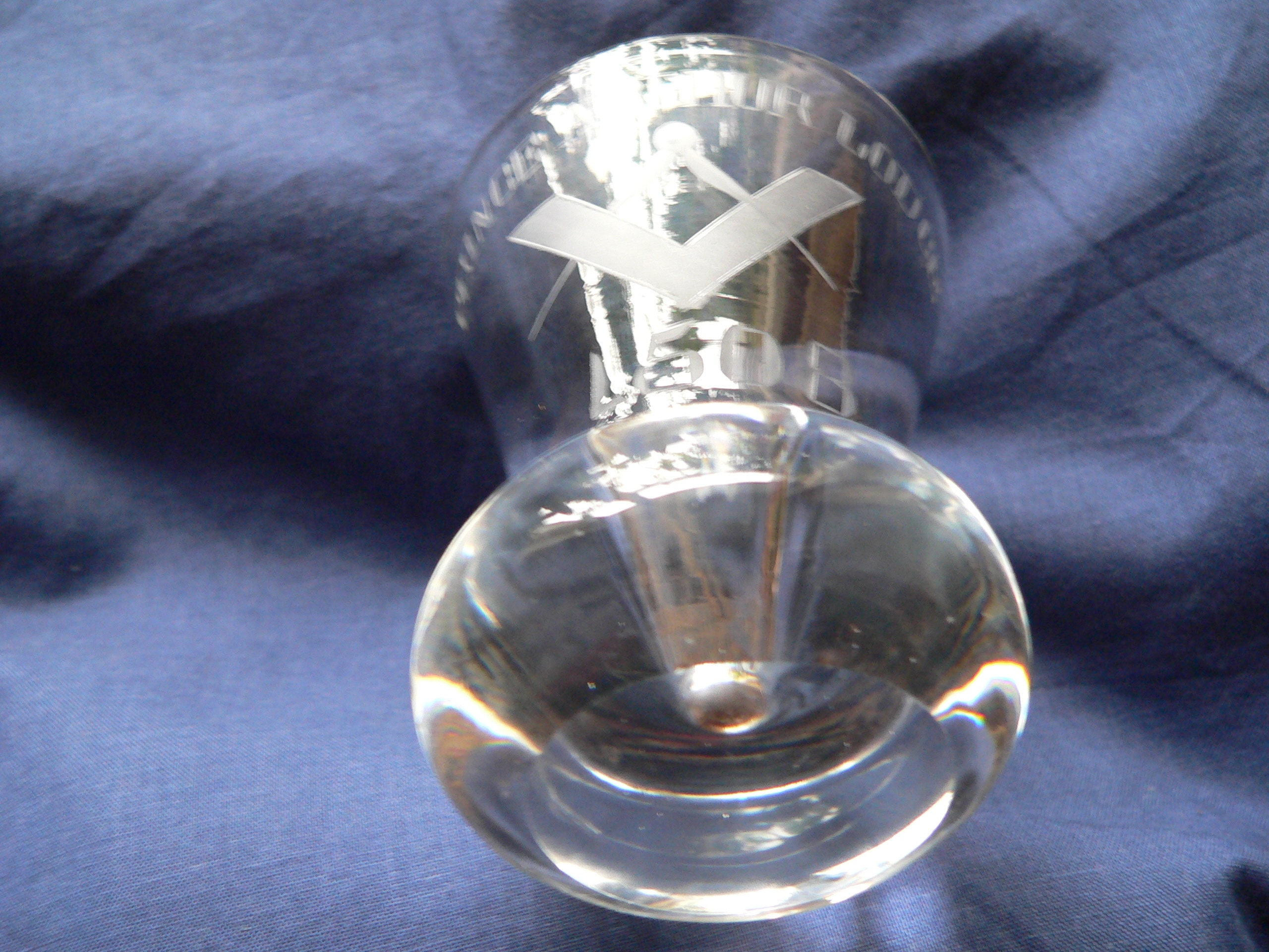 A Traditional MASONIC Firing Glass Engraved Prince Arthur Lodge No ...