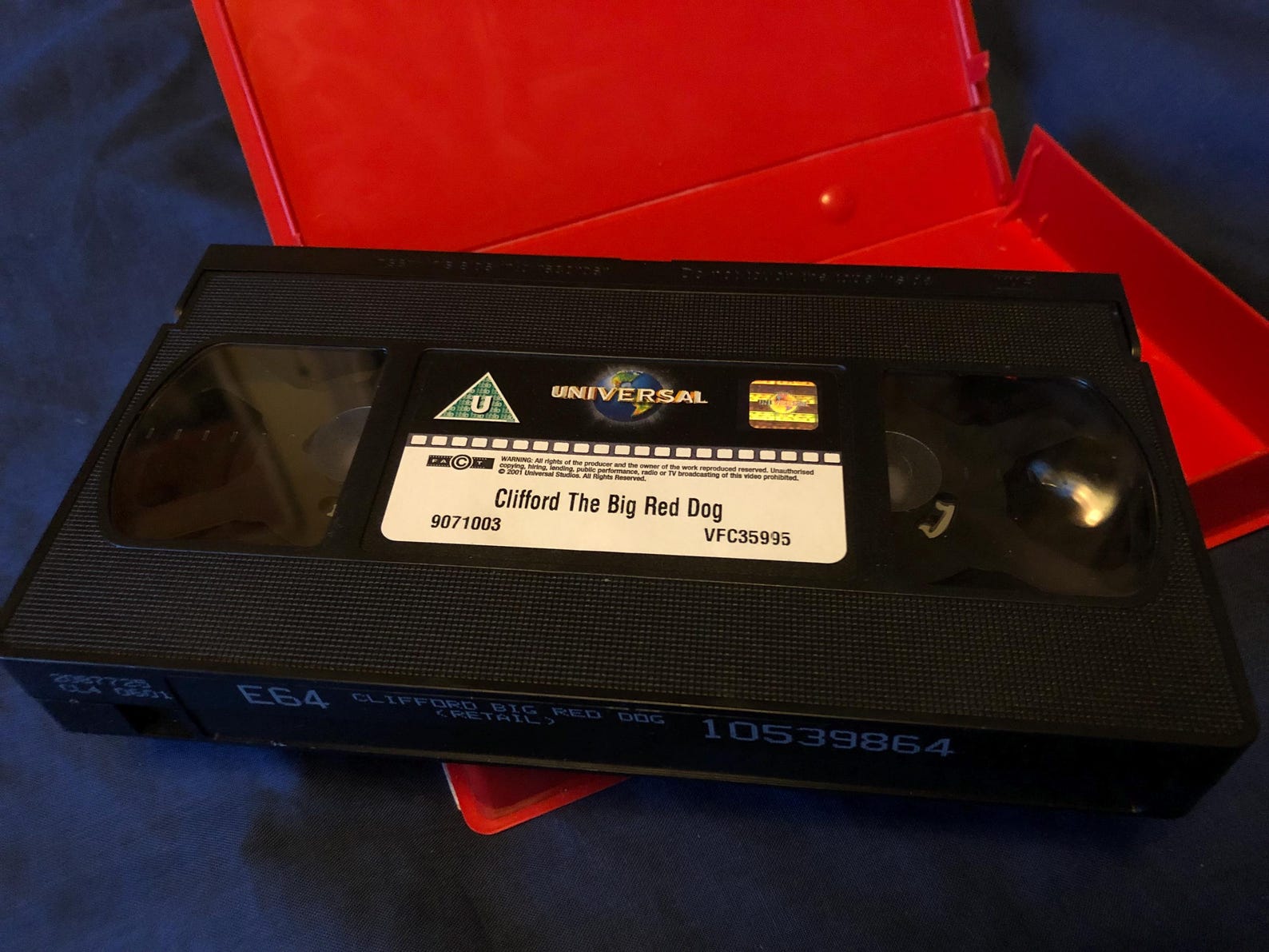 Clifford the Big Red Dog Pal VHS Video Tape Rare 2002 RED CASE Vintage ...