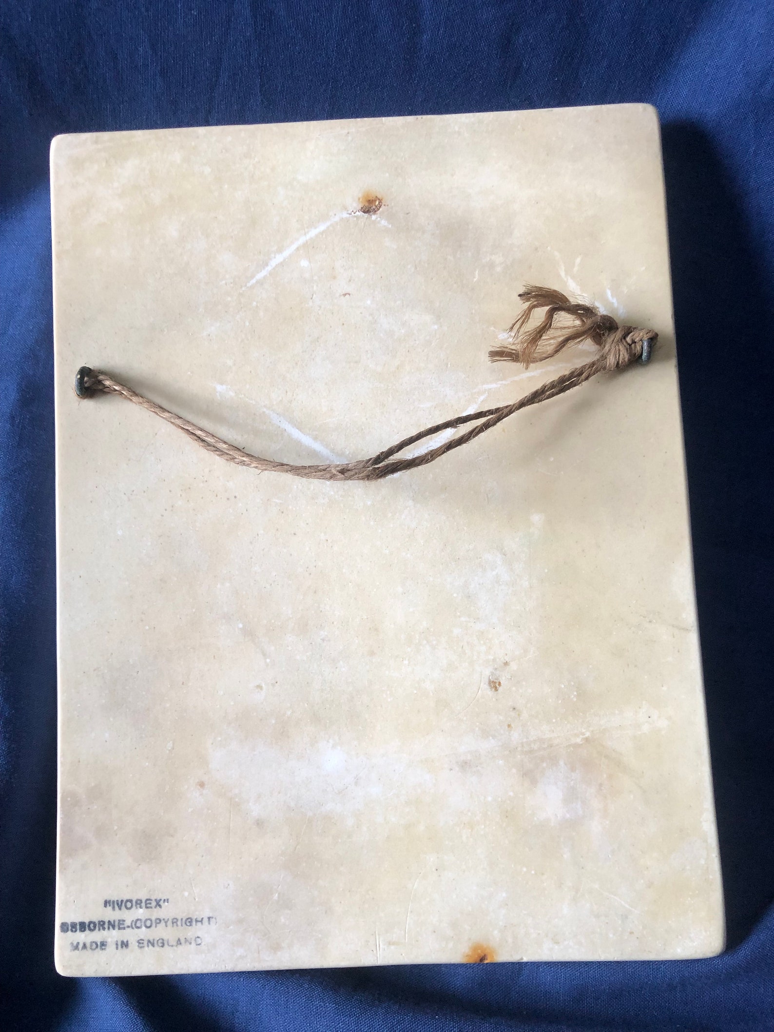 Osborne Ivorex Plaque the Western Towers Canterbury Cathedral Antique ...