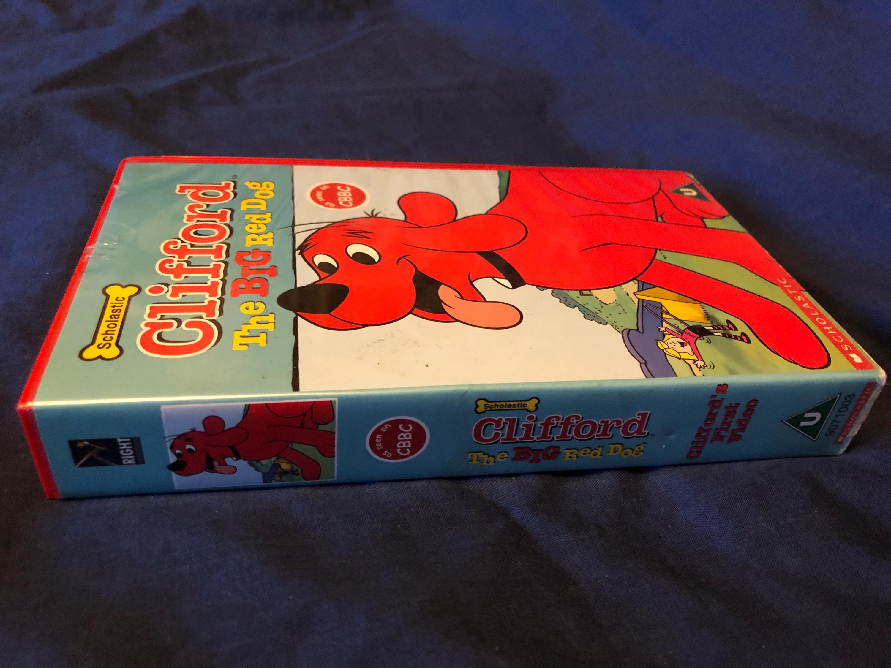 Clifford the Big Red Dog Pal VHS Video Tape Rare 2002 RED CASE Vintage ...