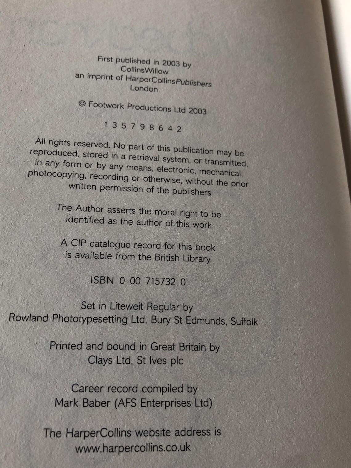 SIGNED David Beckham My Side HB Book First Edition - Etsy