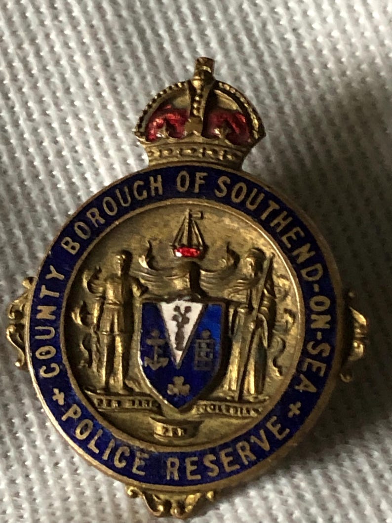 WW1 Special British Constable Constabulary Police Reserves/mufti Brass ...