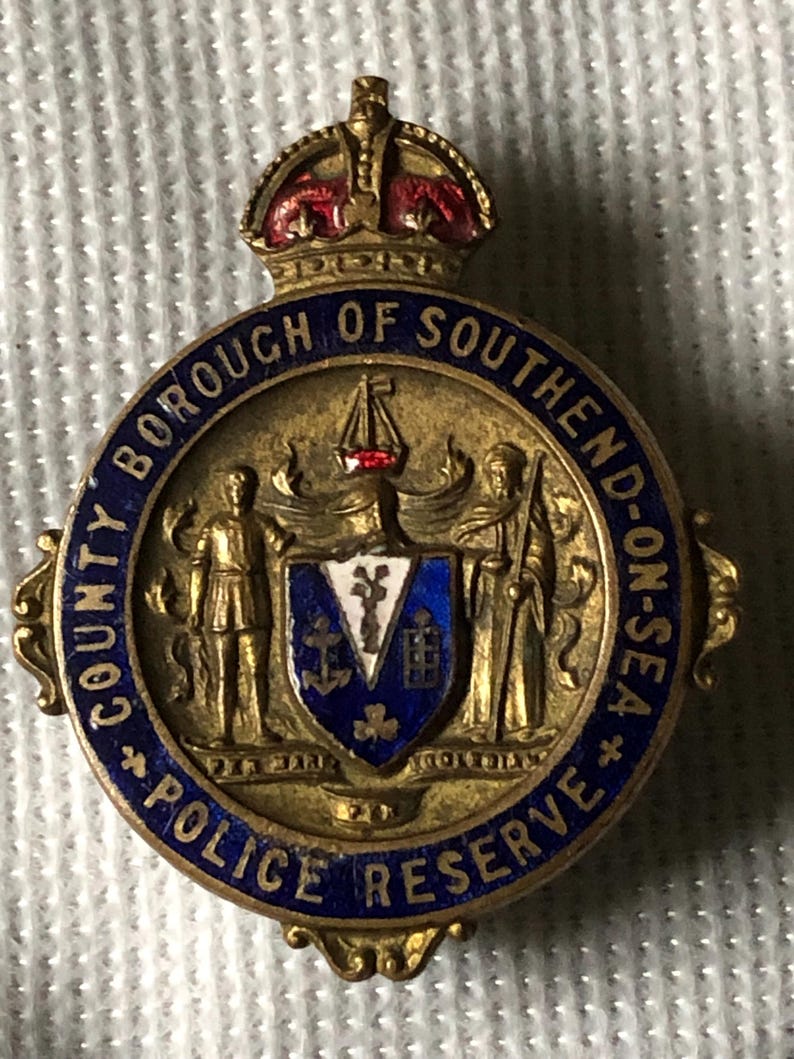 WW1 Special British Constable Constabulary Police Reserves/mufti Brass ...