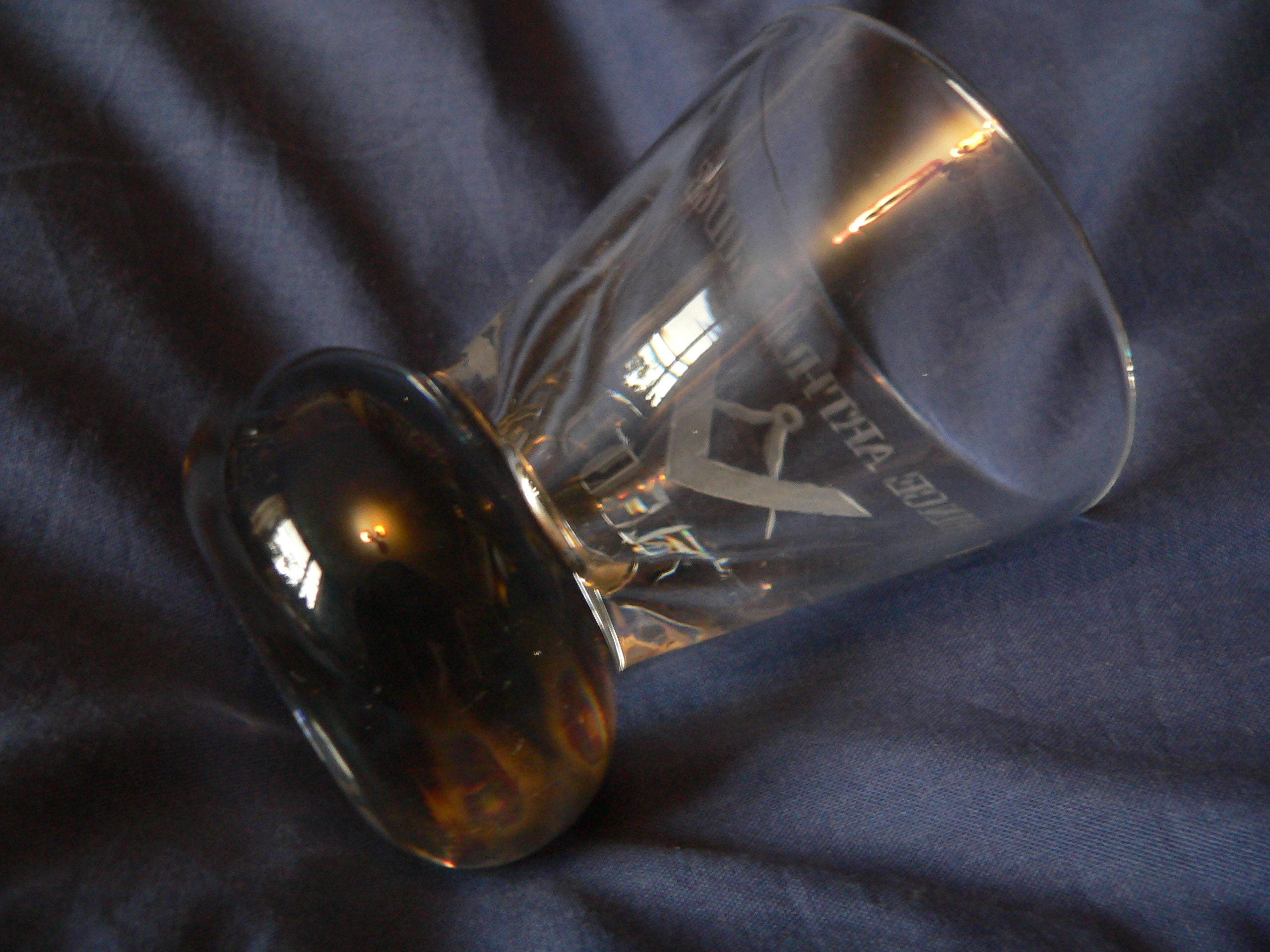 A Traditional MASONIC Firing Glass Engraved Prince Arthur Lodge No ...