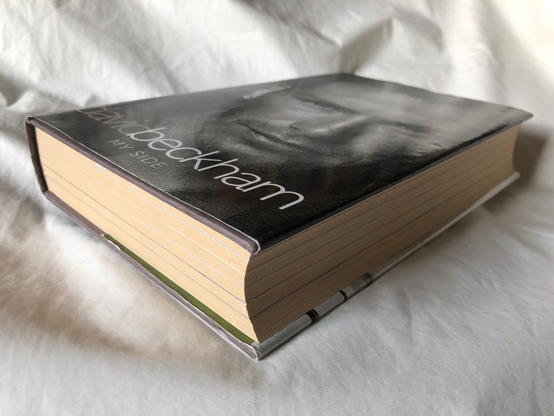 SIGNED David Beckham My Side HB Book First Edition - Etsy