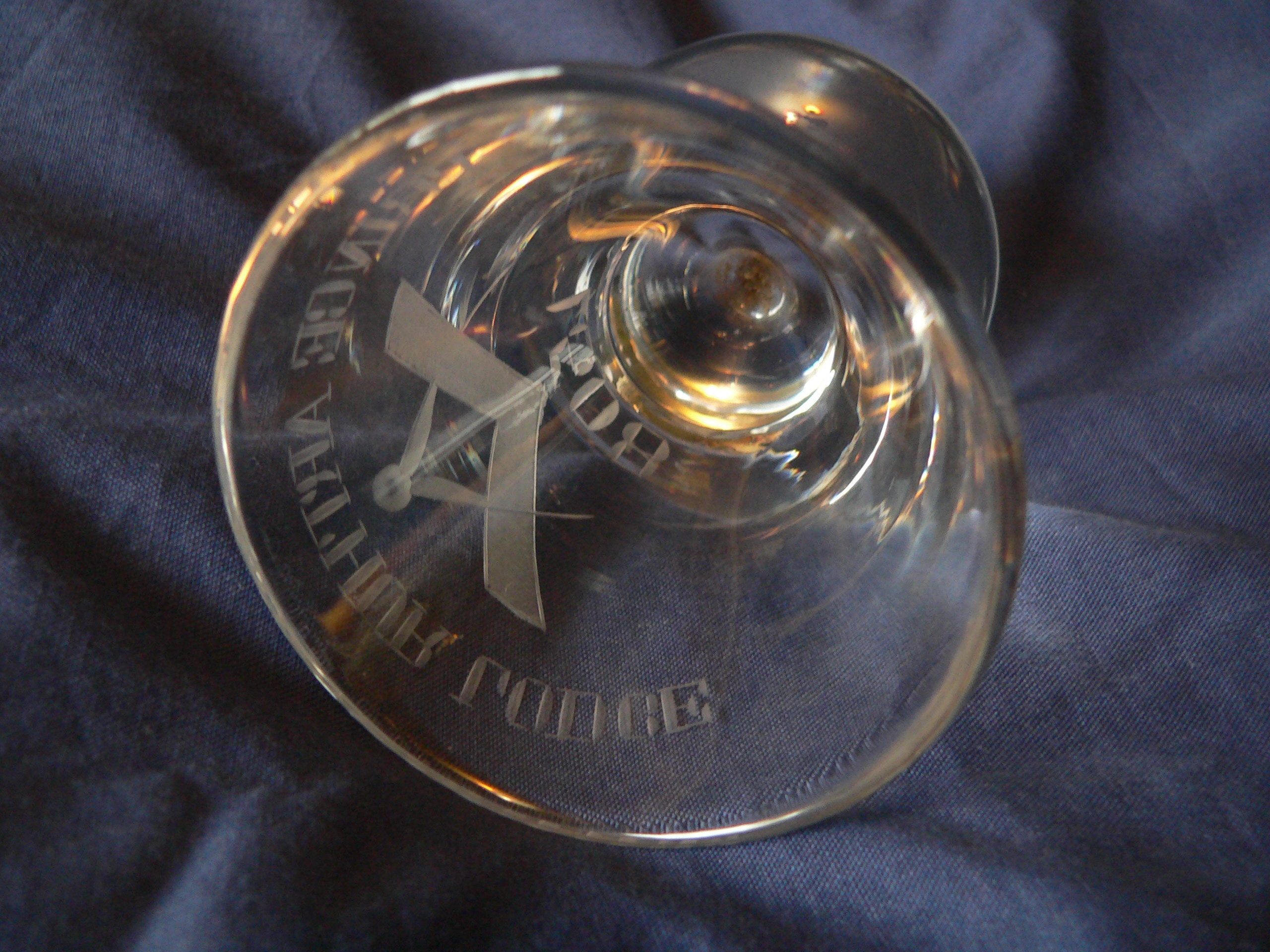 A Traditional MASONIC Firing Glass Engraved Prince Arthur Lodge No ...