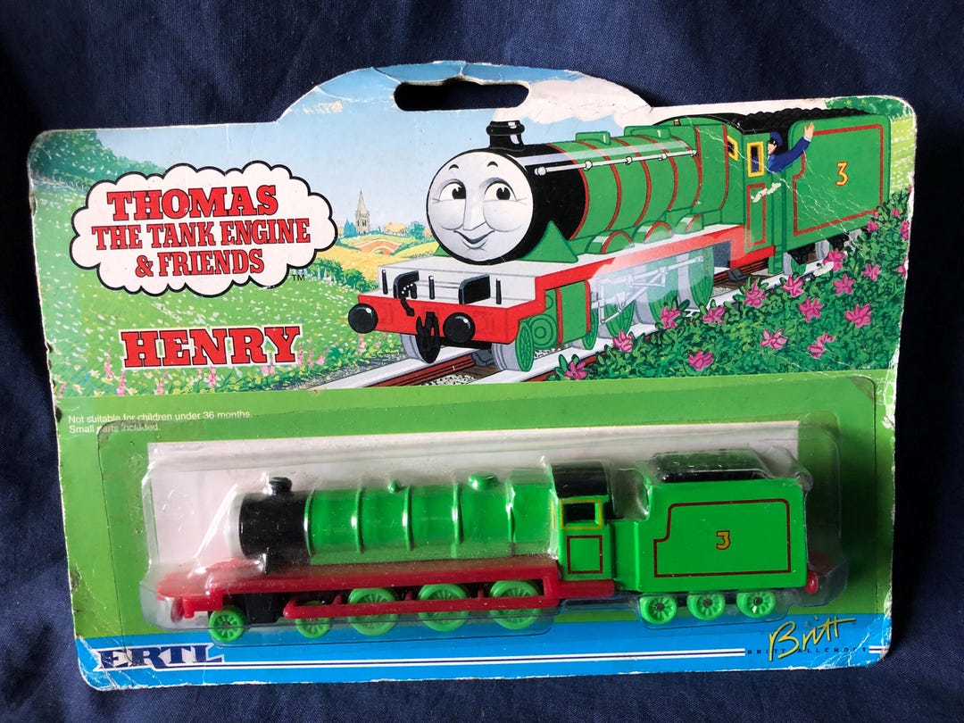 Vintage ERTL Thomas the Tank Engine & Friends Train - HENRY#3 1993 NEW ...