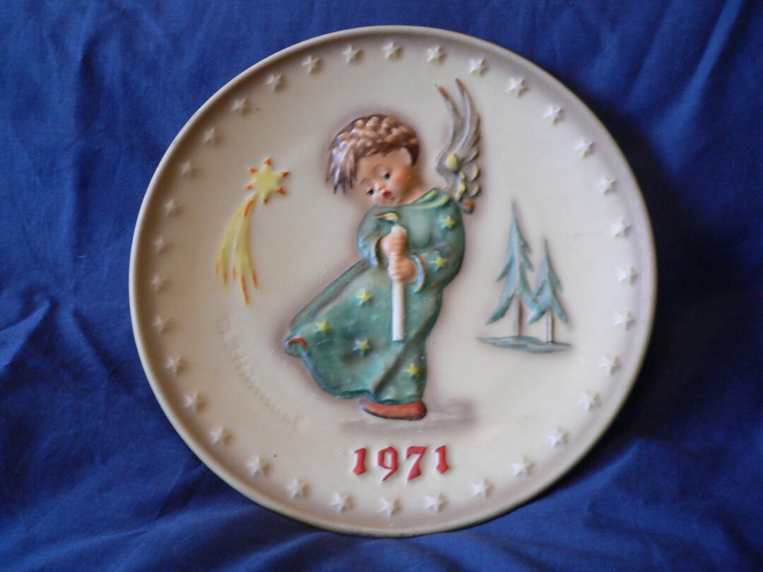 Vintage1971 Hummel Annual Collectors Plate 264 Heavenly Angel Christmas ...