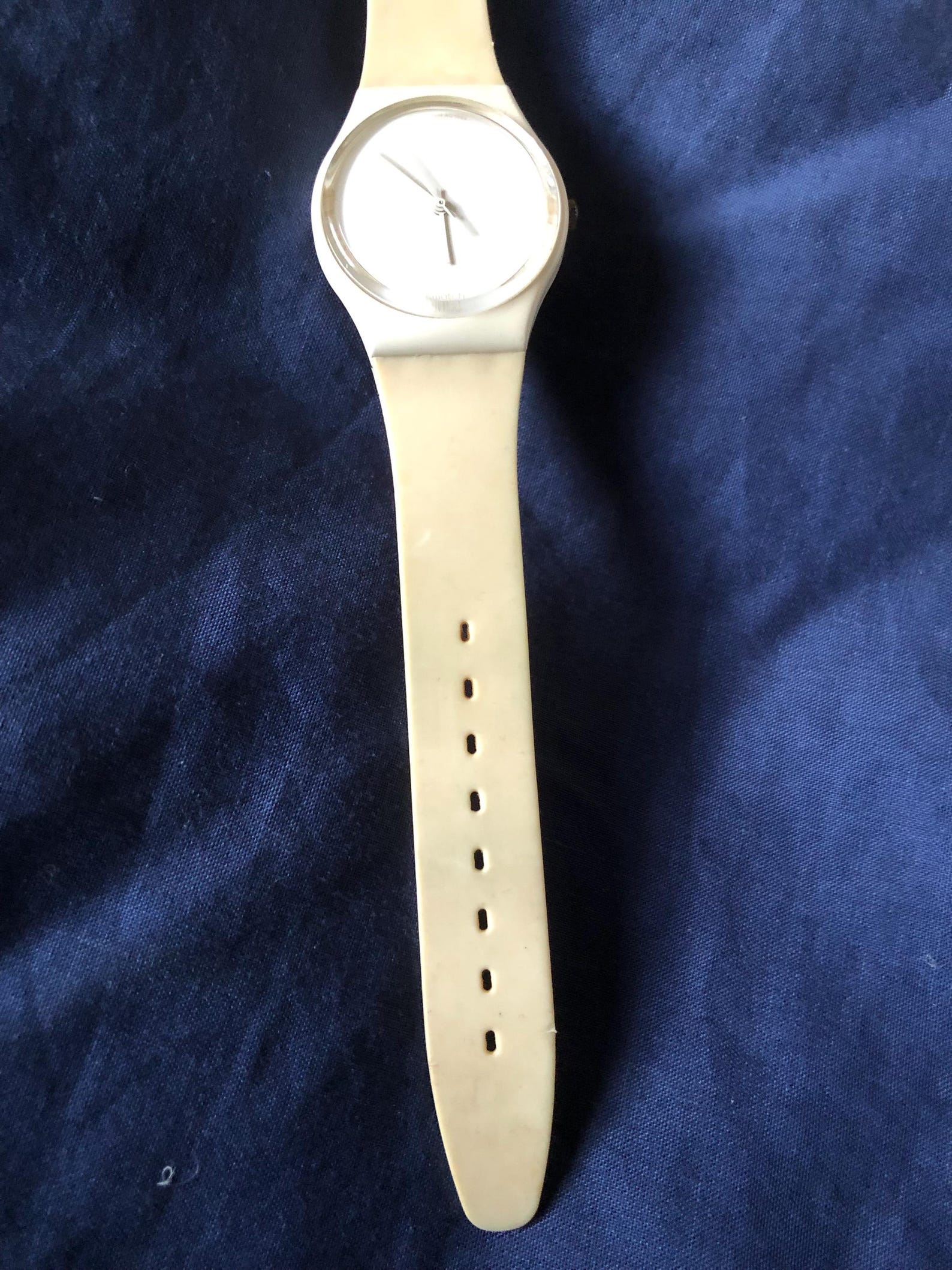 Vintage Swatch WHITE OUT 1987 GW107 Vintage Watch Wristwatch GWO - Etsy