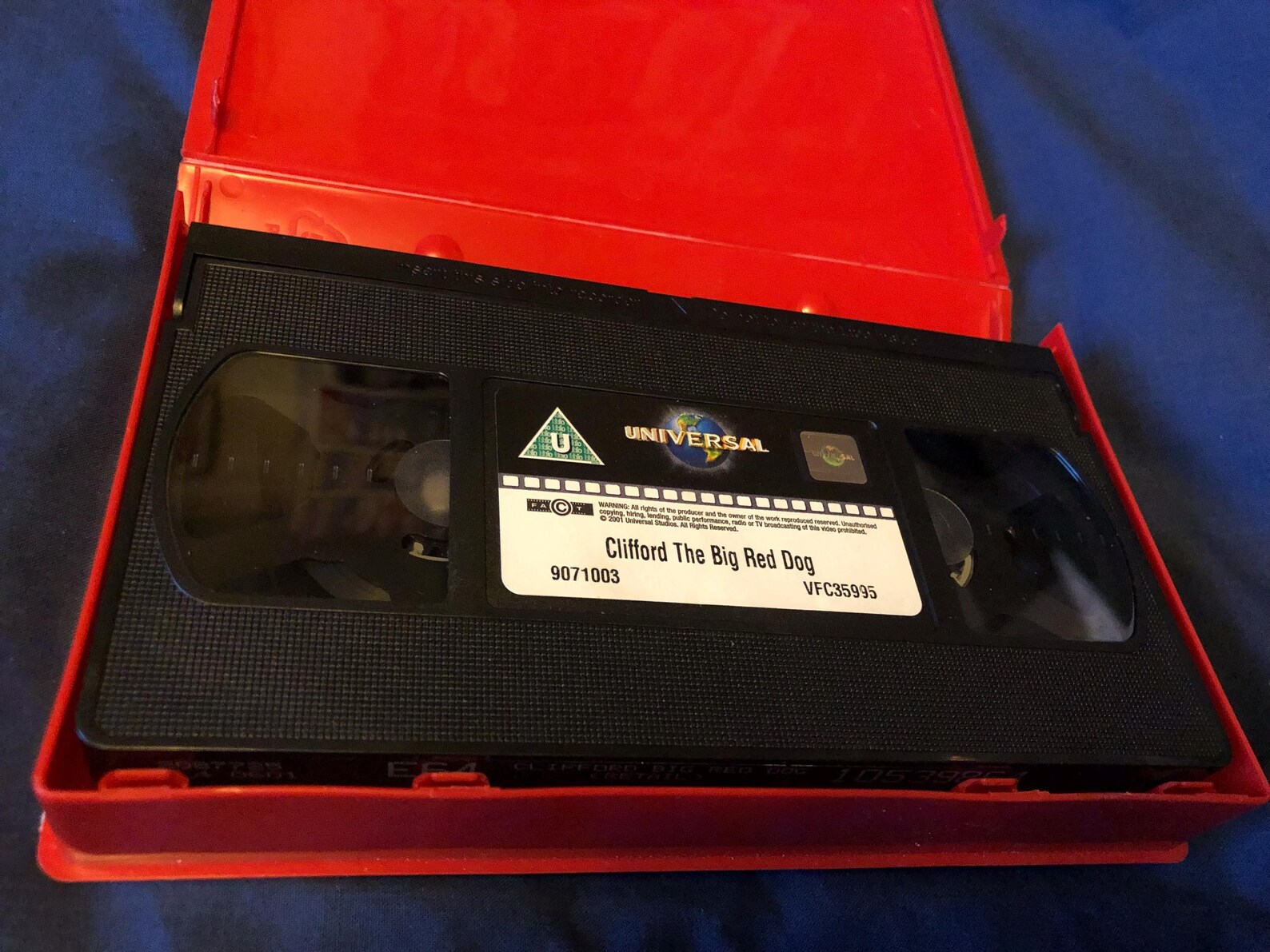 Clifford the Big Red Dog Pal VHS Video Tape Rare 2002 RED CASE Vintage ...