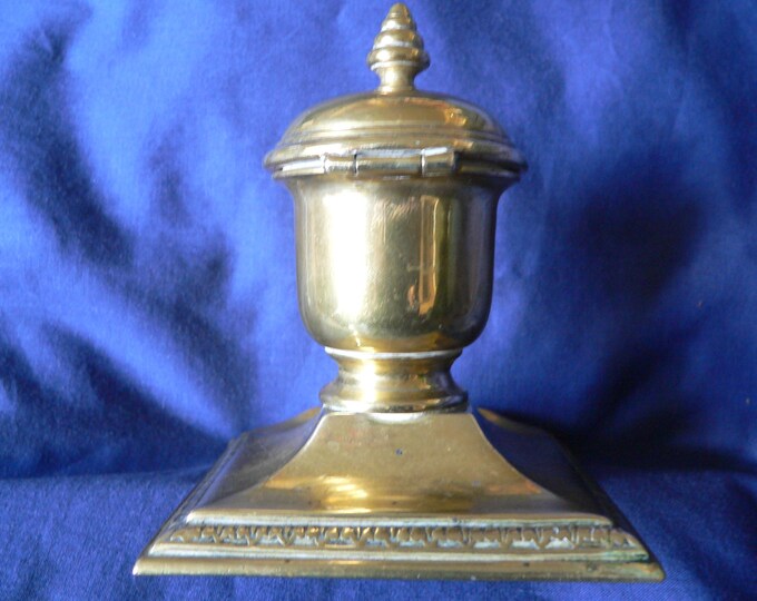 Victorian Brass Inkwell by William Tonks & Sons Quality Late 19th ...