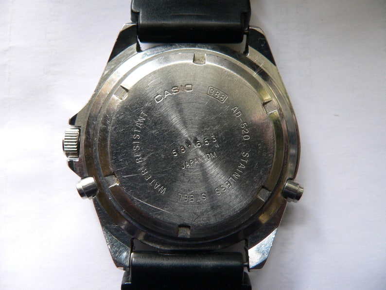Vintage Casio AD-520 388 Module Mens Analog Digital - Etsy