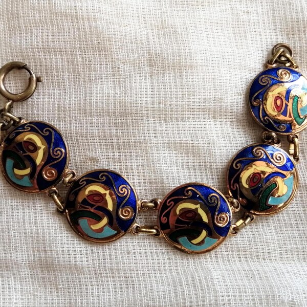 Enameled Bracelet - Etsy