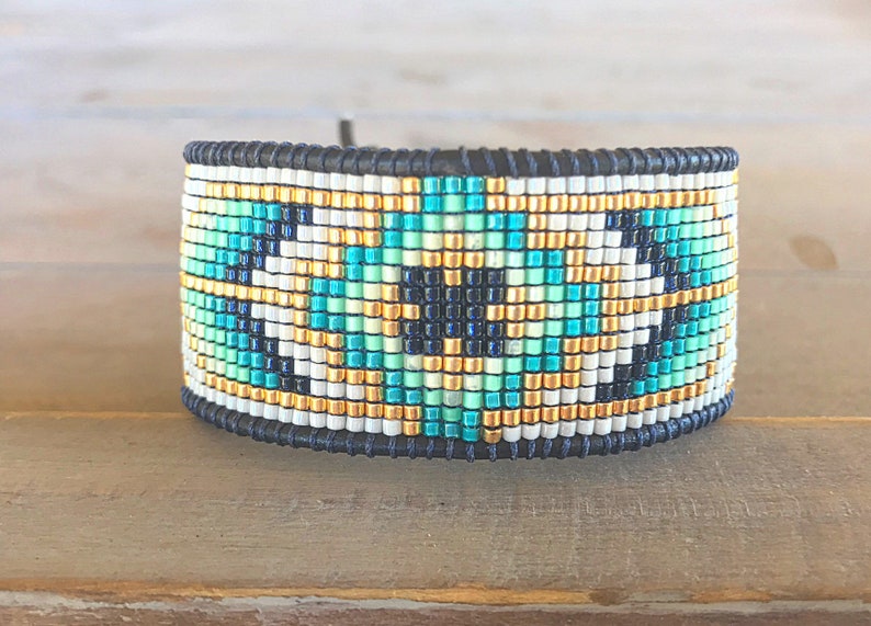 Turqouoise and Coral Bohemian Boho Loom Woven Southwestern - Etsy