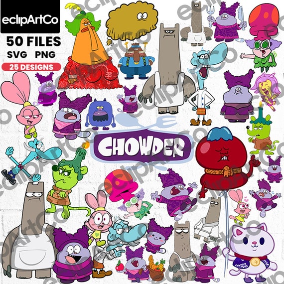 Chowder Collection of Digital Files Panini Shnitzel Mung | Etsy