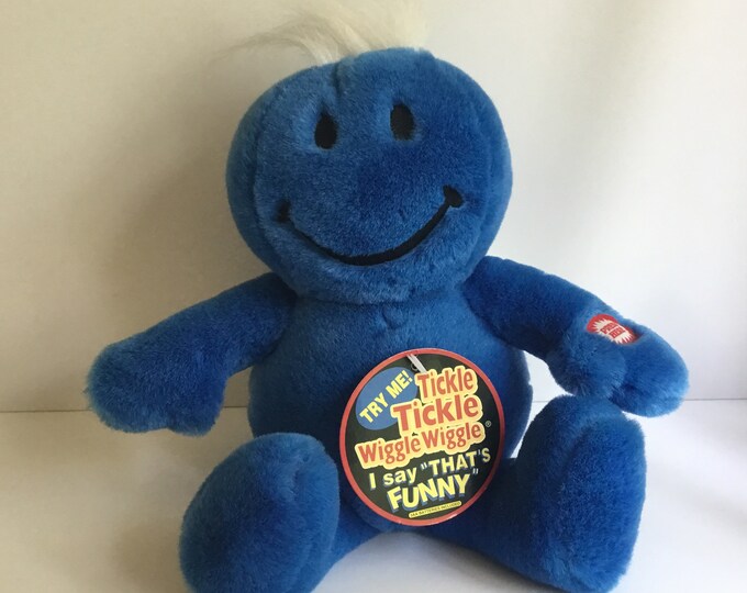 Vintage DAN DEE Smiley Tickle Tickle Wiggle Wiggle Plush Doll - Etsy