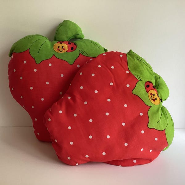 Strawberry Shortcake Pillow - Etsy
