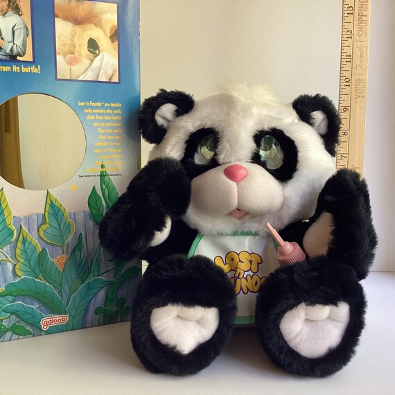Galoob LOST N FOUNDS Panda Plush in Box rare Etsy Canada