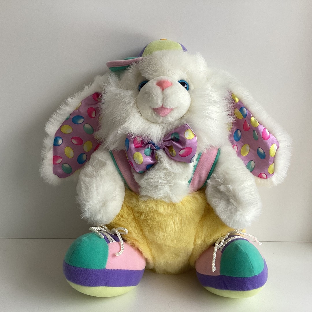 Vintage Pastel Jelly Beans Easter Bunny Plush - Etsy