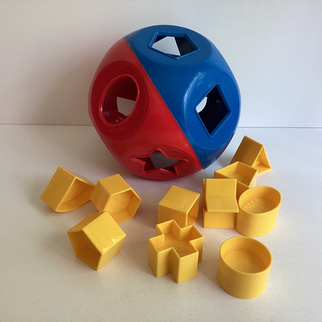 Vintage Tupperware Toys SHAPE O BALL - Etsy
