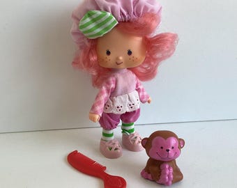 Vintage 1980's Raspberry Tart Doll 1980s American Greeting Strawberry ...