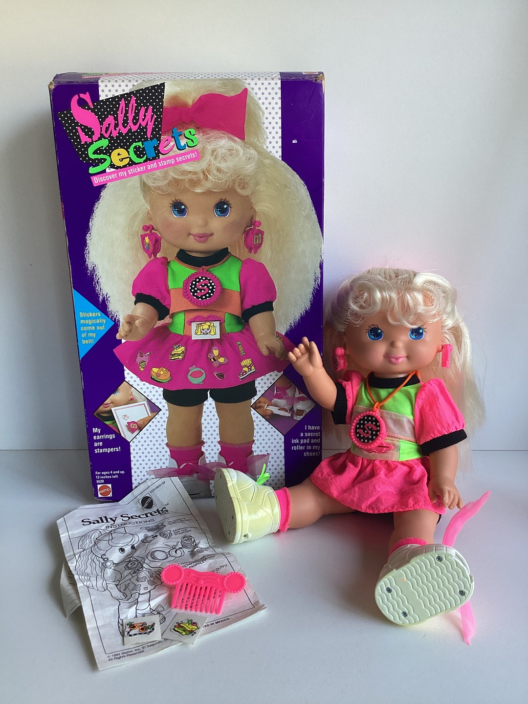 Vintage Mattel SALLY SECRETS Doll W/ Box & Accessories - Etsy