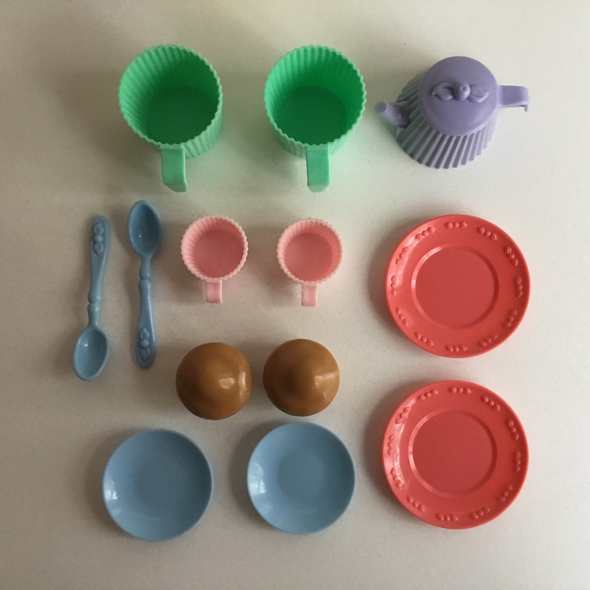Mattel CHERRY MERRY MUFFIN Snack N Serve Table Playset | Etsy