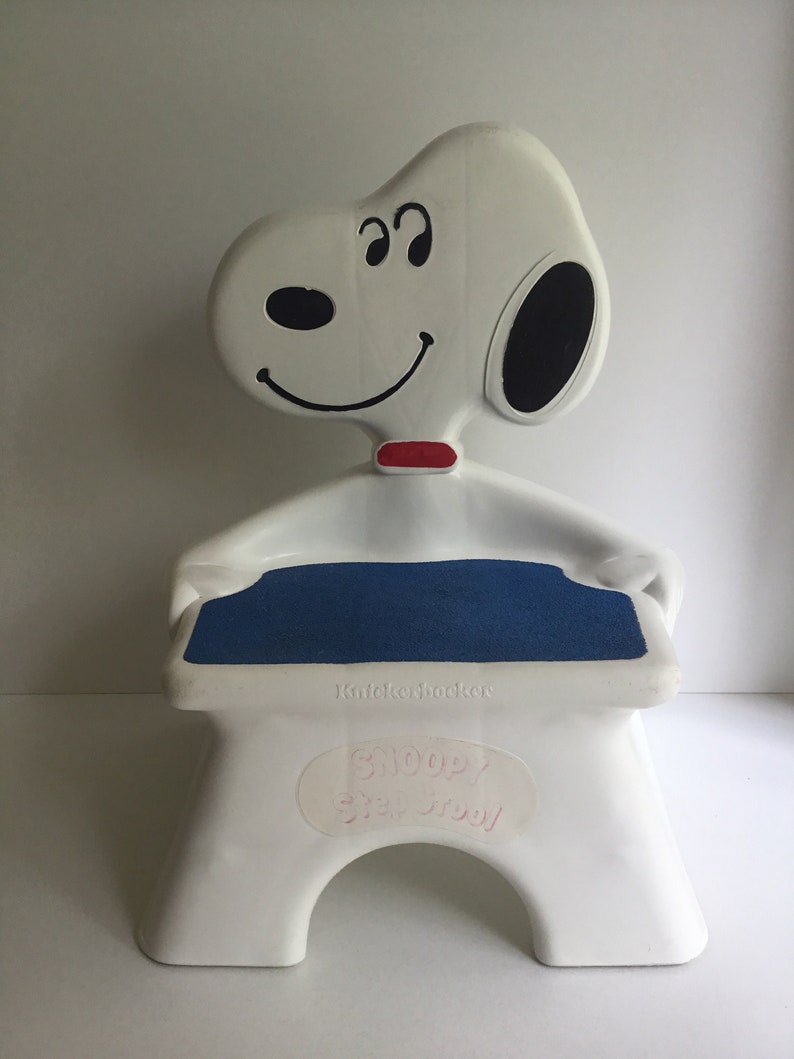 Vintage Knickerbocker SNOOPY STEP STOOL Toddler Chair - Etsy