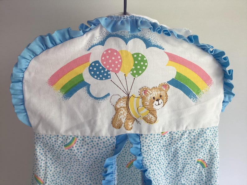 Vintage TODDLETIME Baby Receiving Blanket & Diaper Stacker Bears ...