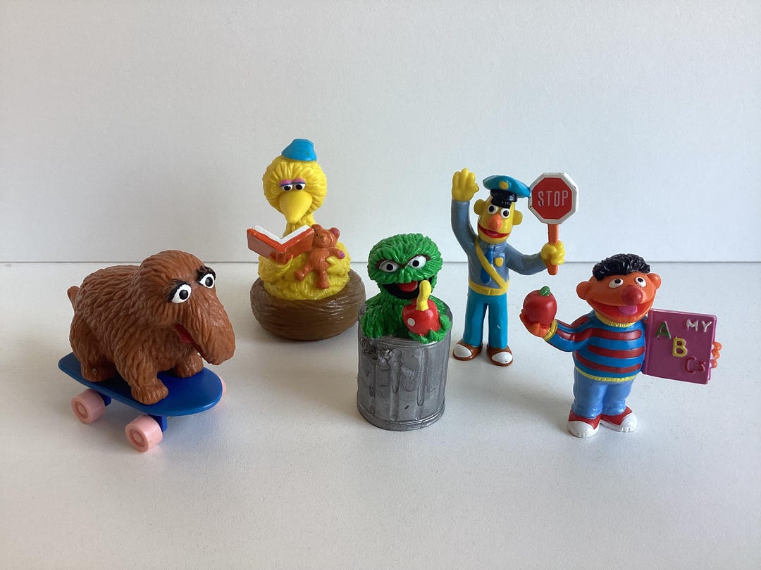 Vintage Applause SESAME STREET Muppets Characters PVC Mini Figure Lot ...