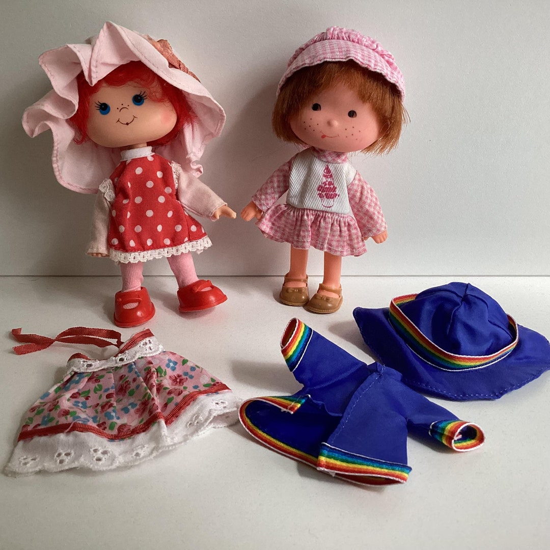 Vintage Strawberry Shortcake Clone Dolls & Extra Clothes - Etsy