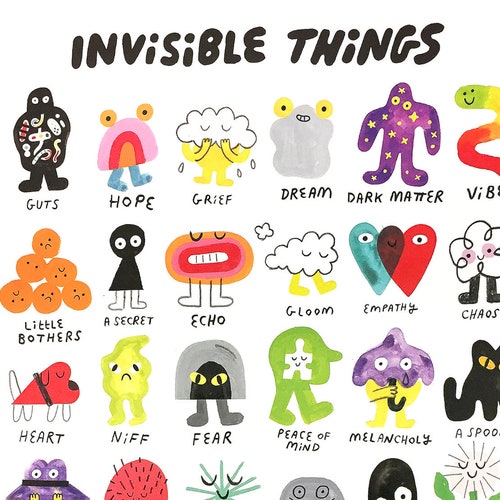 Invisible Things WORLD 16X20 Poster | Etsy