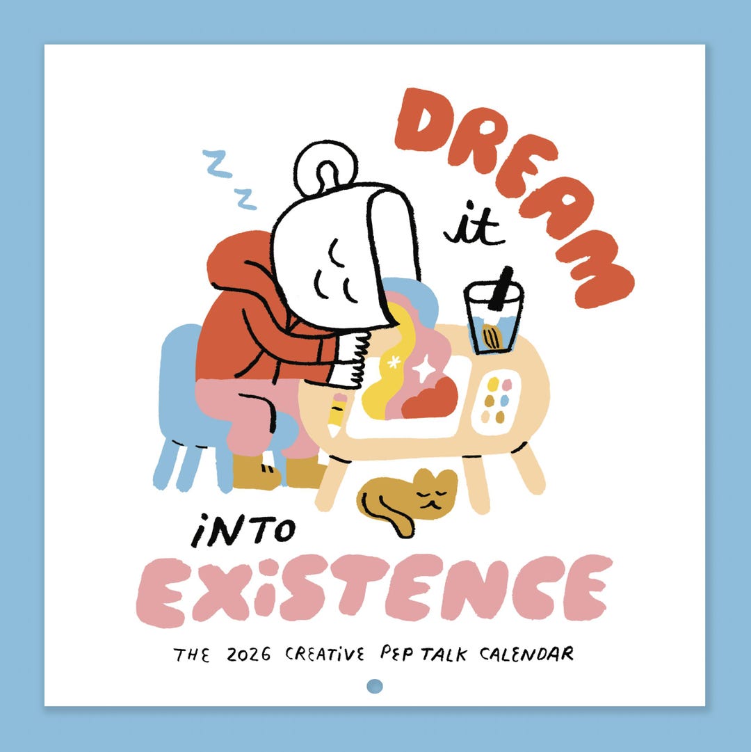 2026 Calendar (11x11) Creative Pep Talk - Etsy