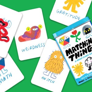 Matching Things Snap Kids Card Game - Etsy